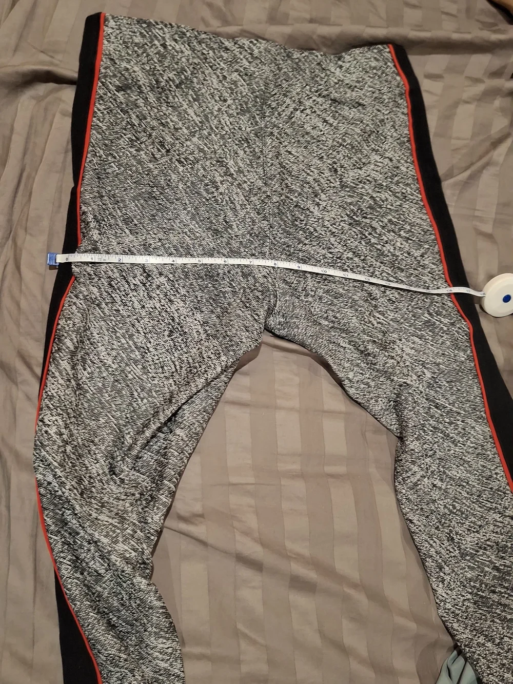Express | Pants & Jumpsuits | Express Gray Heather Leggings With Black ...
